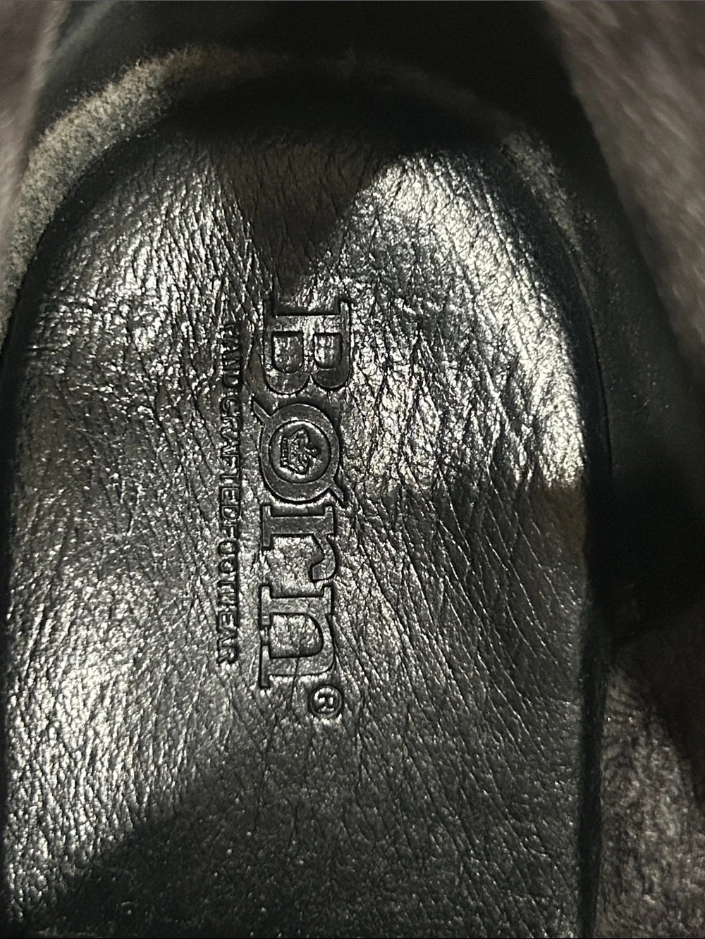 Born | Shoes | Born Black Leather Ankle Booties With Buckle Accent ...
